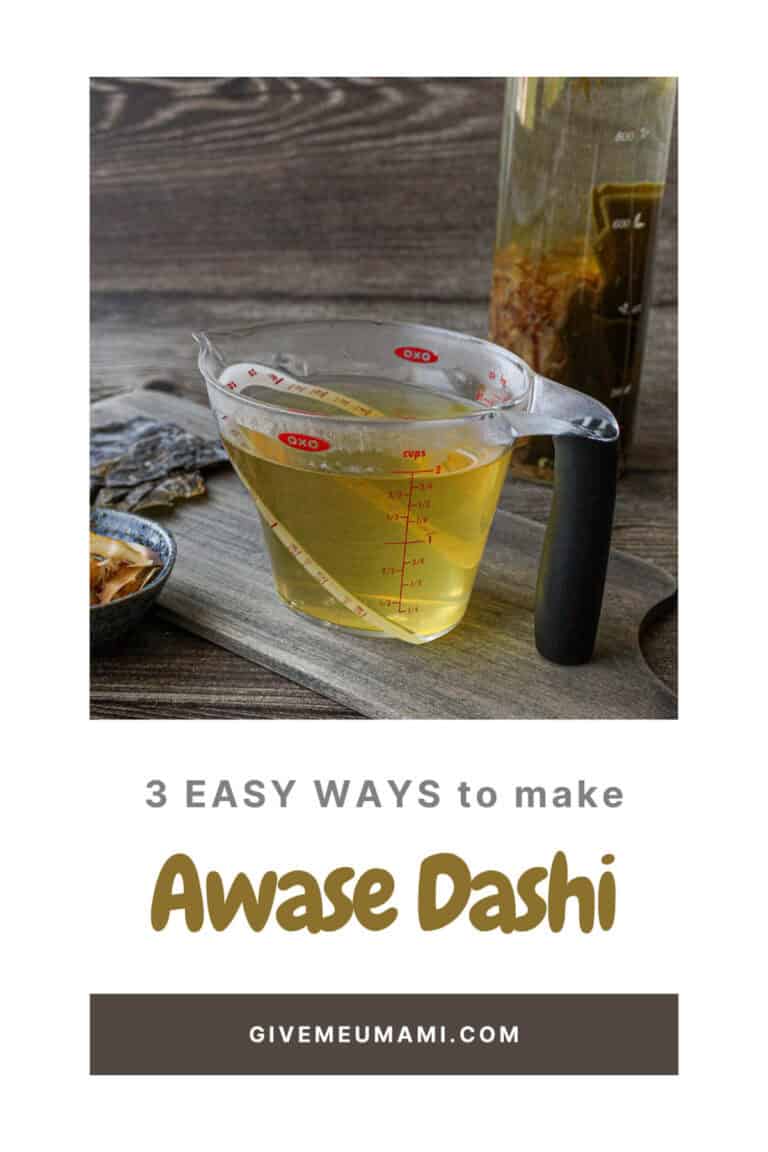 Awase Dashi (Japanese Soup Stock with Kombu & Bonito Flakes) | Give Me ...