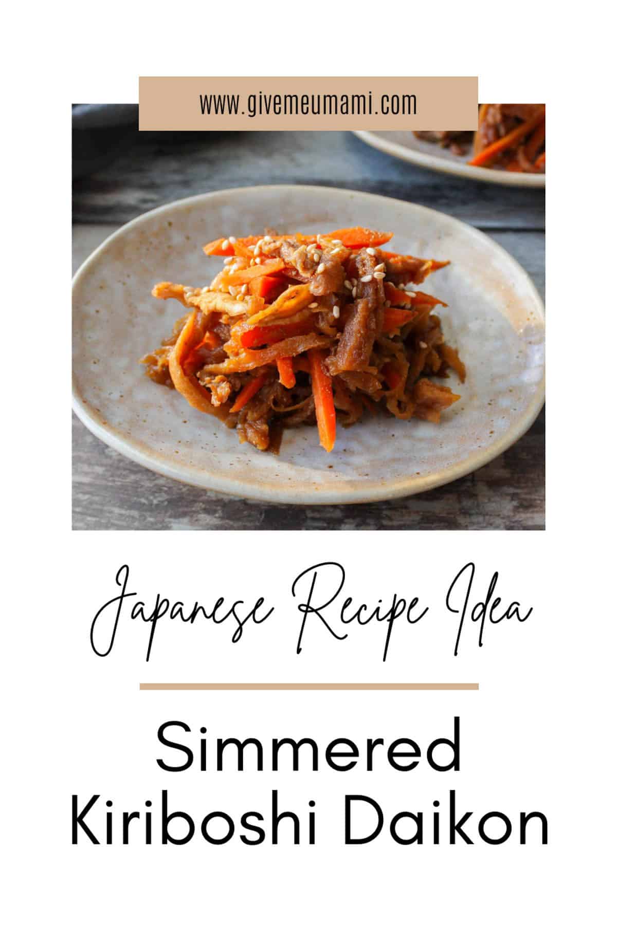 Simmered Kiriboshi Daikon (Japanese Dried Daikon Radish Strips) | Give ...