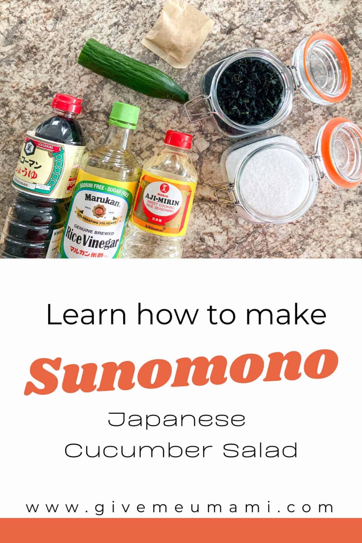 Sunomono (Japanese Cucumber Salad with Seaweed) | Give Me Umami